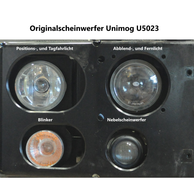 LED Hauptscheinwerfer Set für Unimog U4023-U5023