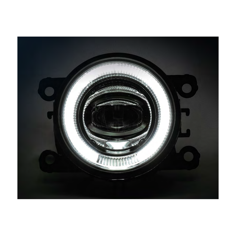 Nolden Veos, 90 mm LED Tagfahr- und Nebelscheinwerfer, chrom